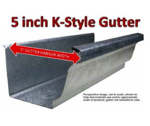 Quick Screw 5" Premium Hidden Rain Gutter Hanger Brackets - Gutter Help