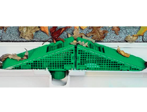 The Wedge Downspout Gutter Guard - Gutter Help