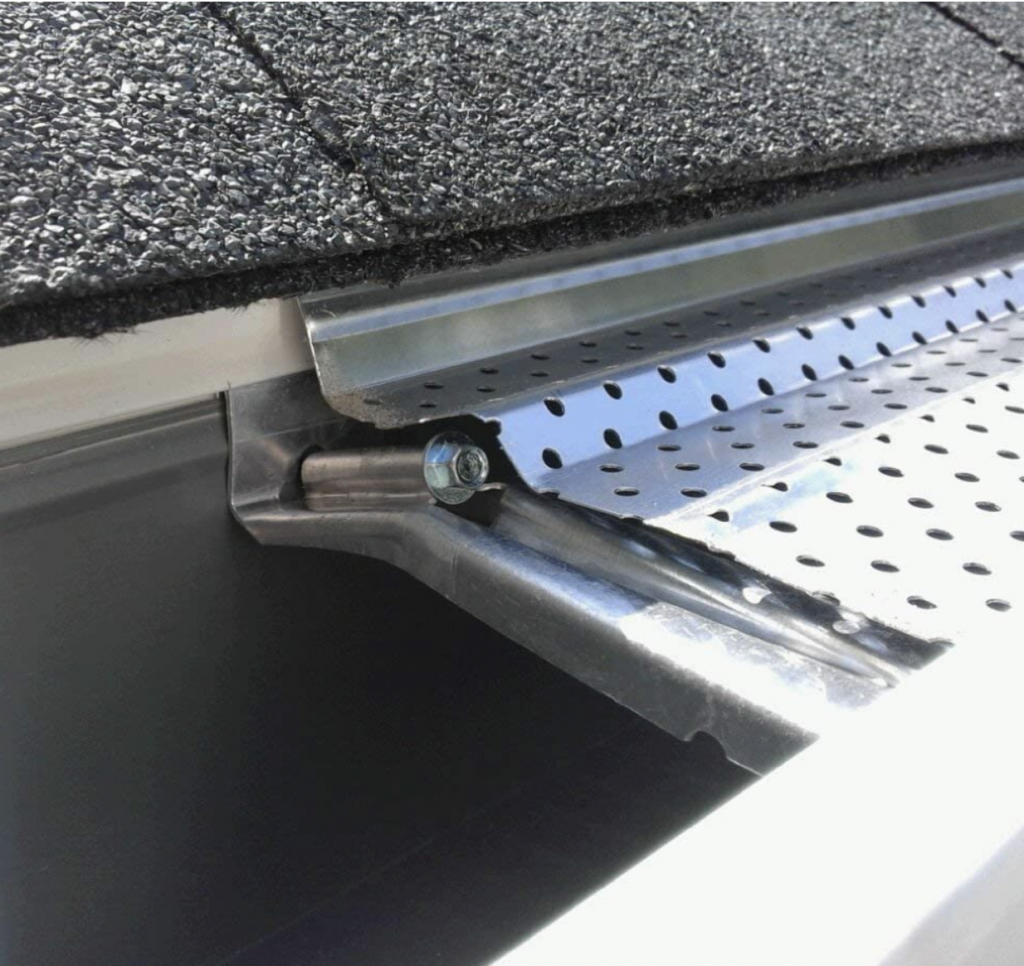 A-M Gutter Guard - 5 Inch - Aluminum with Mill Finish - Gutter Help