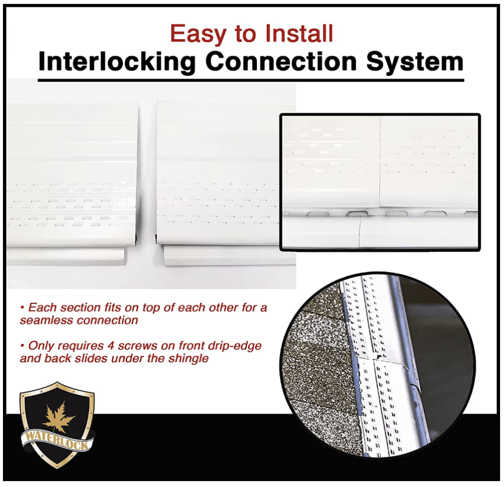 Waterlock Pro Contractor Grade Gutter Guard Leaf Protection - Gutter Help