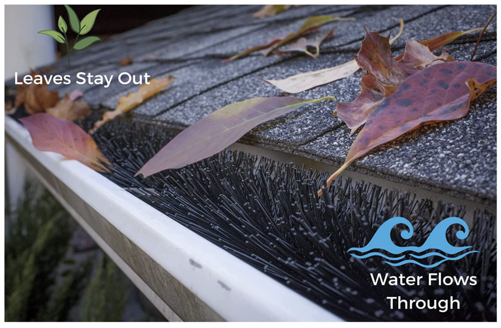GutterBrush Easy Gutter Guards for 5-inch Gutters - Gutter Help
