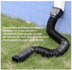 Flexible Rain Gutter Downspout Extensions - Gutter Help