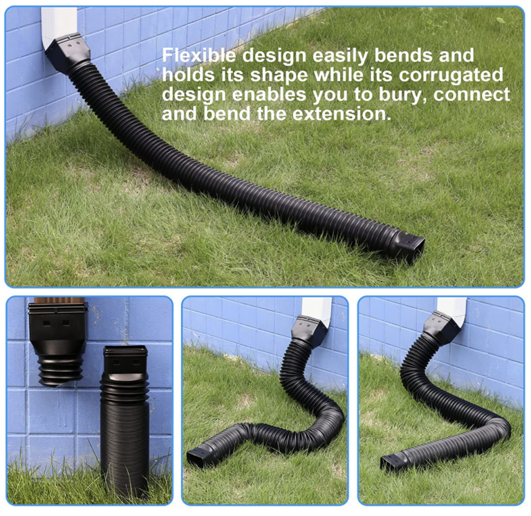 Flexible Rain Gutter Downspout Extensions - Gutter Help