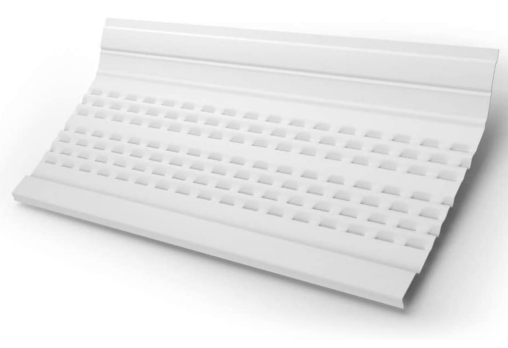 E-Z Gutter Guard E-Z-Leaf Protection - 5" or 6" - White - Gutter Help