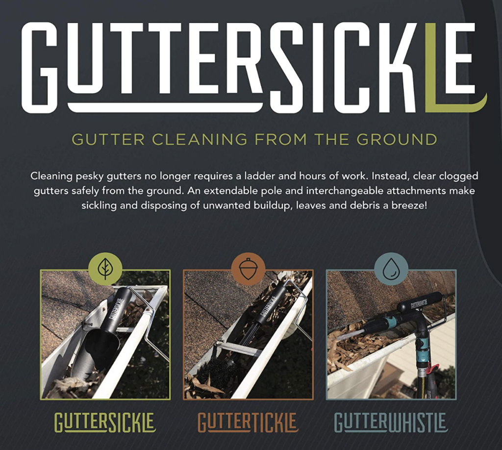 GutterSickle - Gutter Cleaning System - Gutter Help